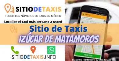 Taxis cerca de mi Izúcar de Matamoros ️ 2026